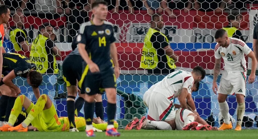 Hungary Striker Barnabas Varga Stable After Serious Injury in Euro 2024 ...