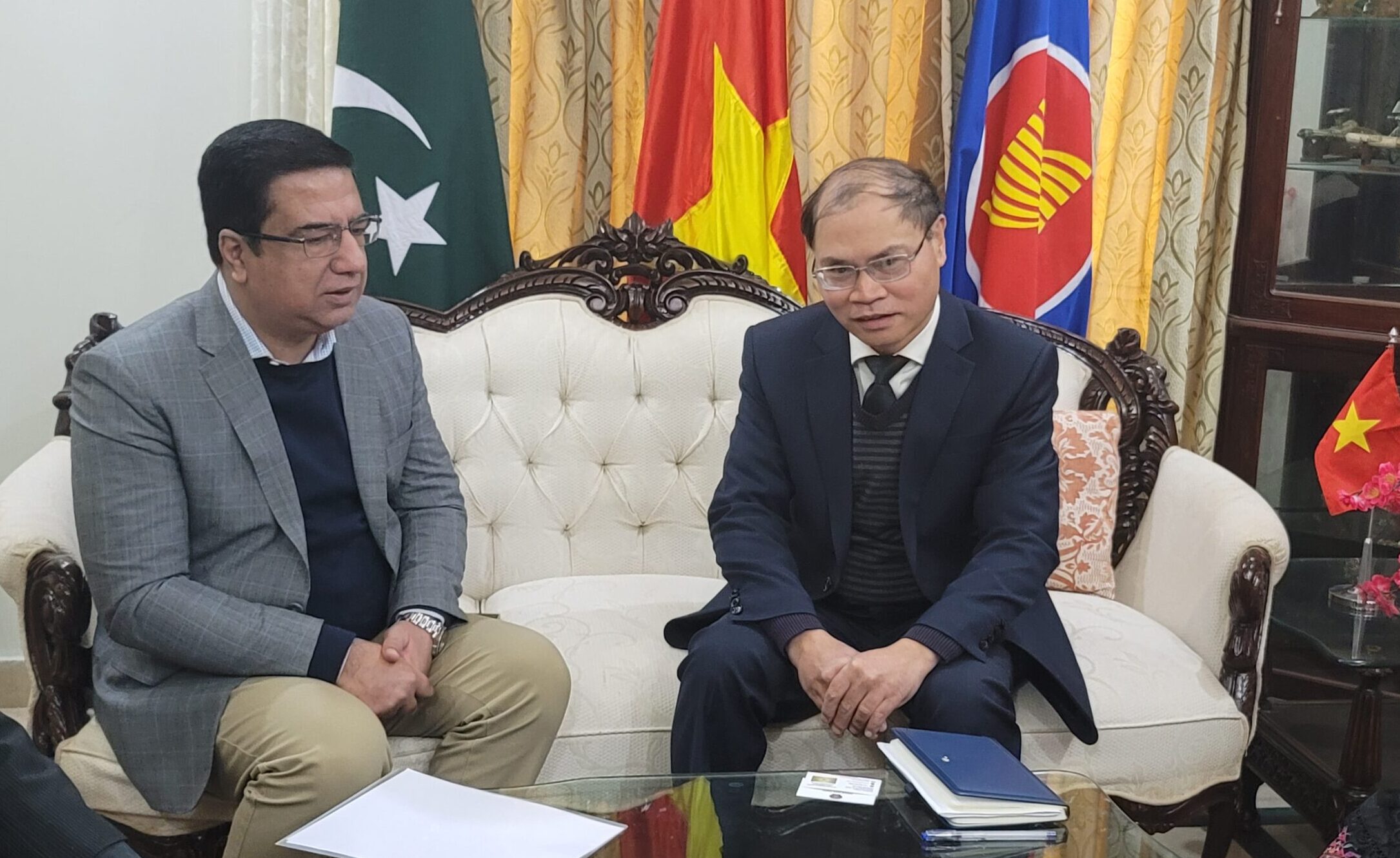 Mr. Khalid Taimur Akram Meets Vietnamese Ambassador His Excellency Pham Anh Tuan to Discuss ...
