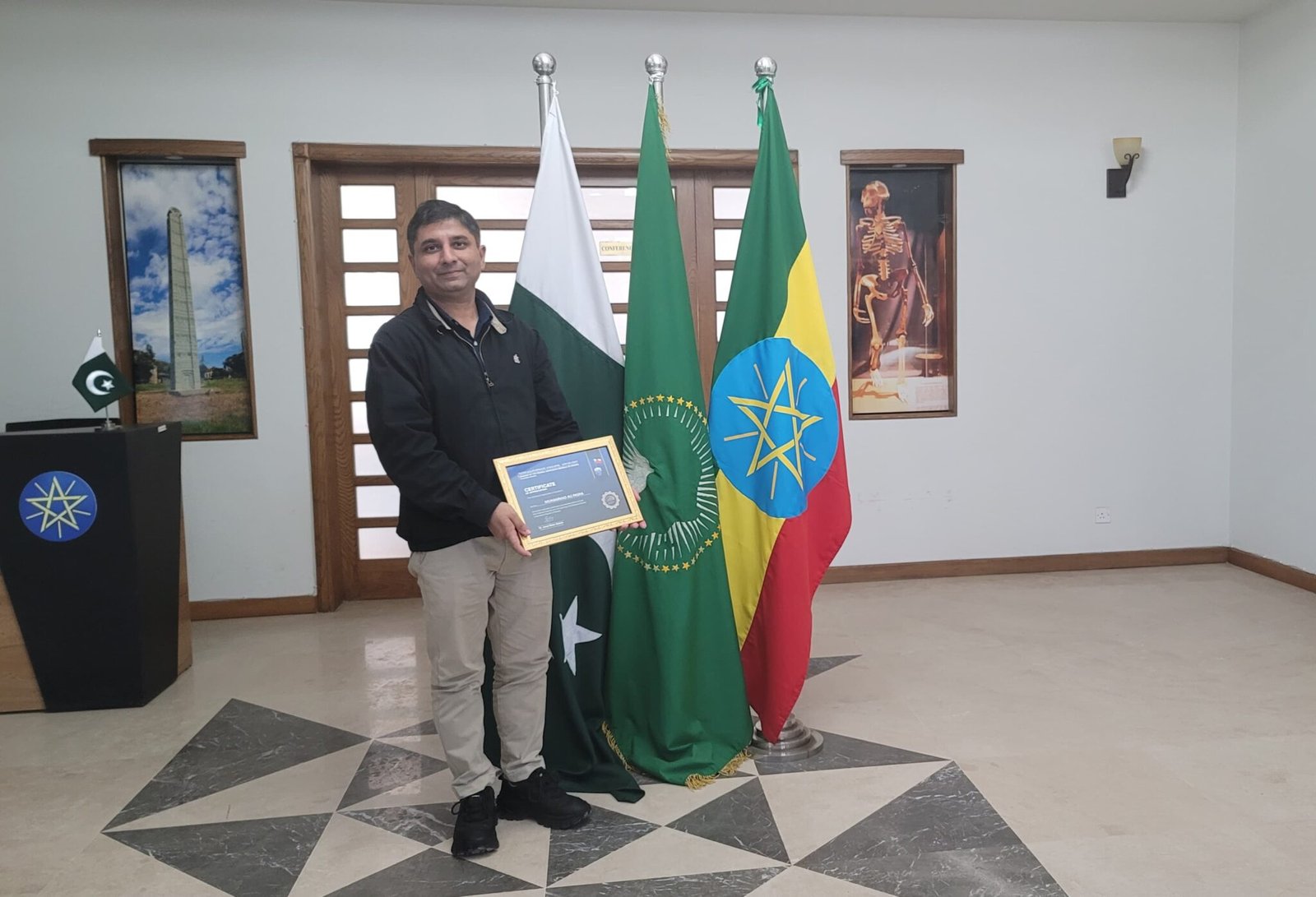 Embassy of Ethiopia in Pakistan Recognizes Muhammad Ali Pasha for ...