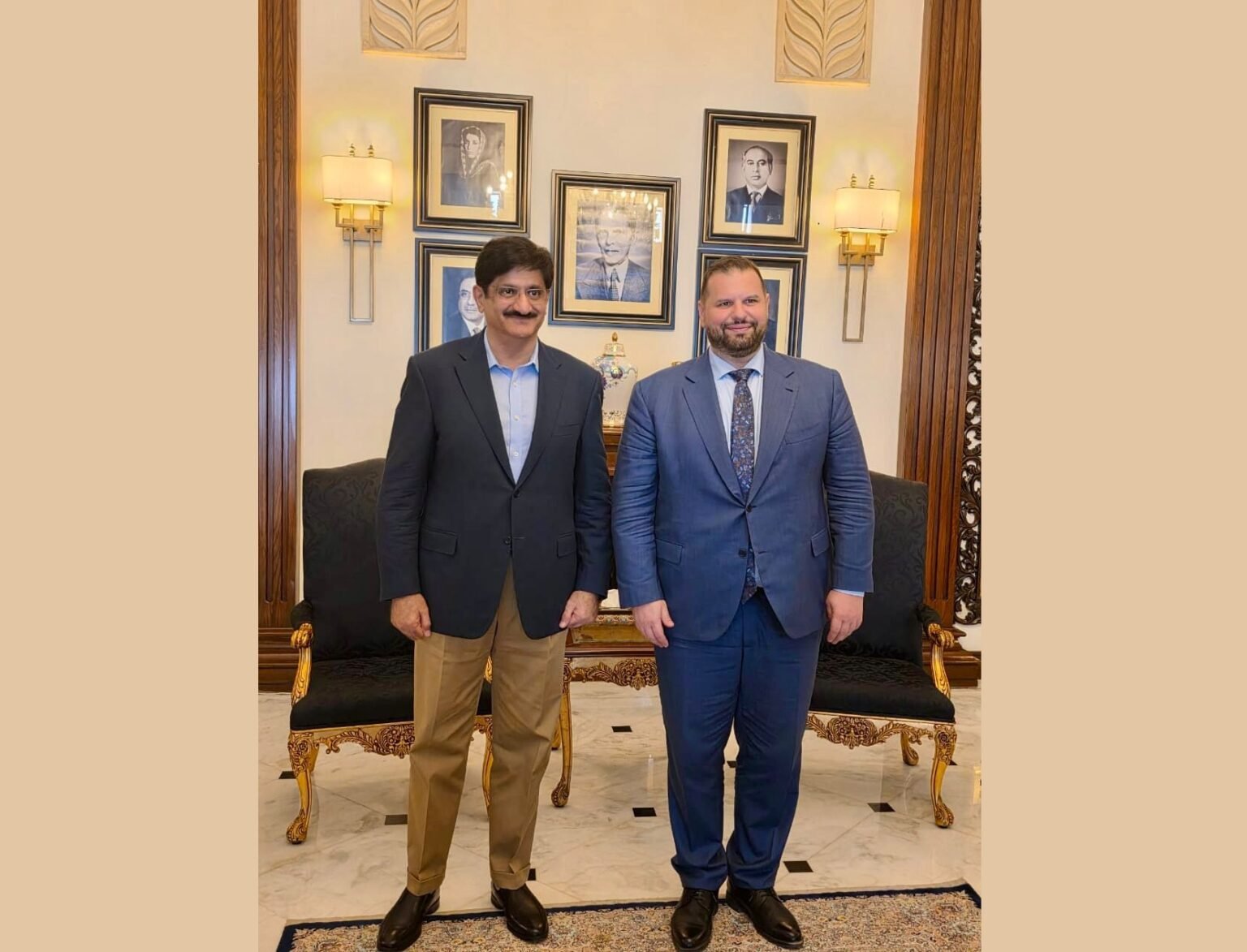 Romanian Ambassador Meets Sindh Chief Minister to Strengthen Bilateral ...